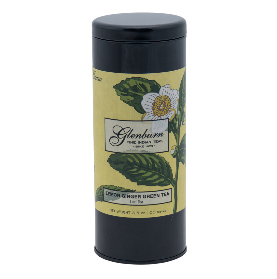Lemon Ginger Green Tea Tin – Glenburn Fine Tea